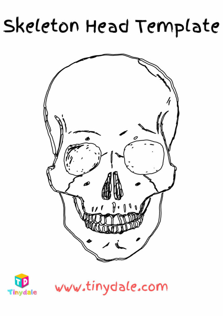 Skeleton Craft With q Tips - Free Printable (2023 Updated)