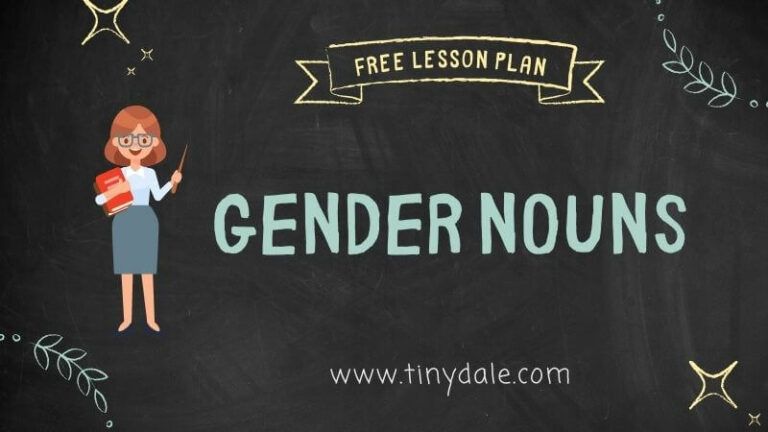 Gender Nouns - A Complete Guide! (Free Lesson Plan)