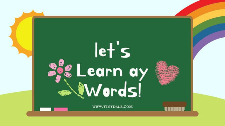 10 Easy Ways To Teach ay Words To Kids (Free Lesson Plan)