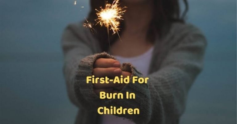 How To Do First-Aid For Burn In Children