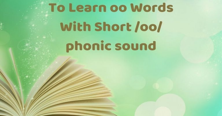 7 Ways To Teach oo Words With Short /oo/ Sound