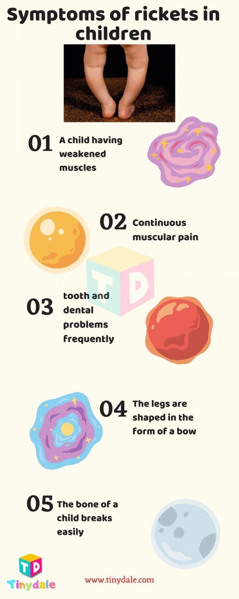 Rickets in children - Symptoms and Treatments